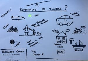 Experiences Vs Things - Henwood Court